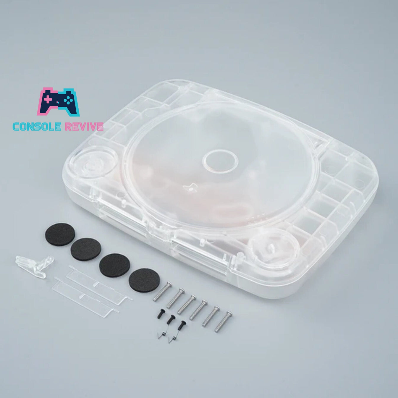 Crystal Clear Transparent Replacement Shell Case for PSOne Console - E ...